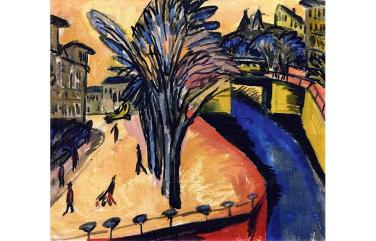 Erich Heckel: Werke (Bilder), Expressionismus, Brücke, Holzschnitt