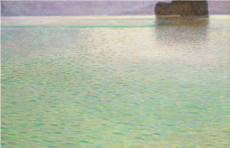 Gustav Klimt: Insel im Attersee | ARTinWORDS