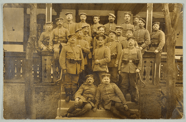 Fotokarte von Paul Klee an Felix Klee, 20.3.1916