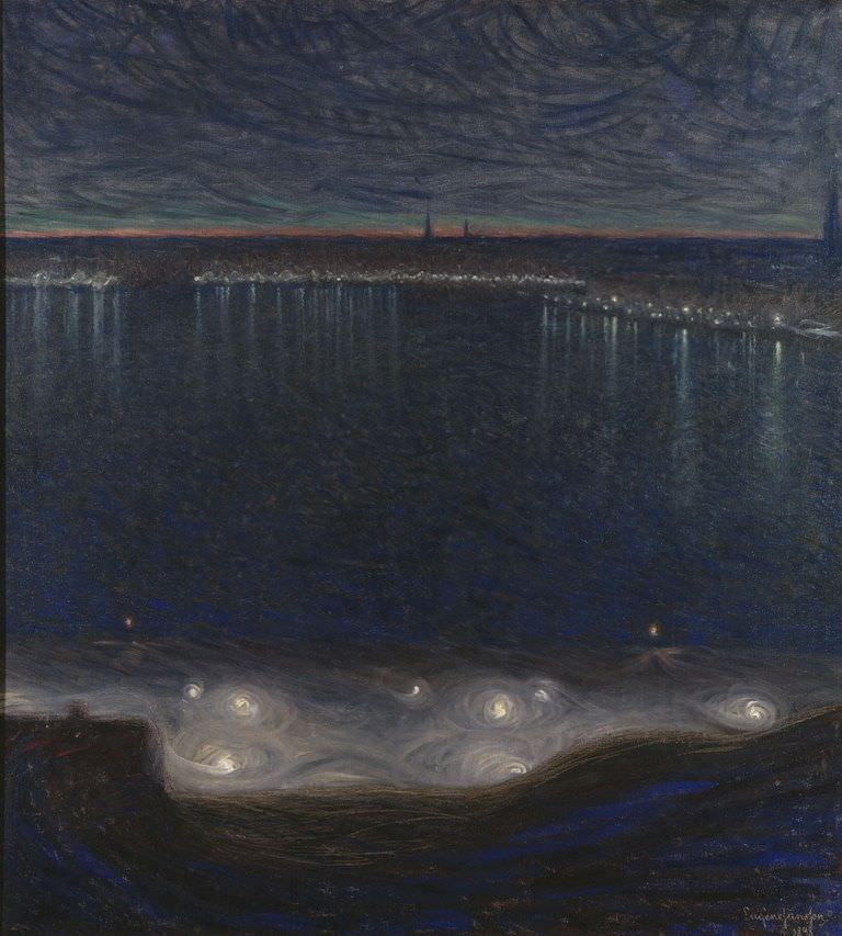 Eugène Jansson, Riddarfjärden, Stockholm, 1898 | ARTinWORDS